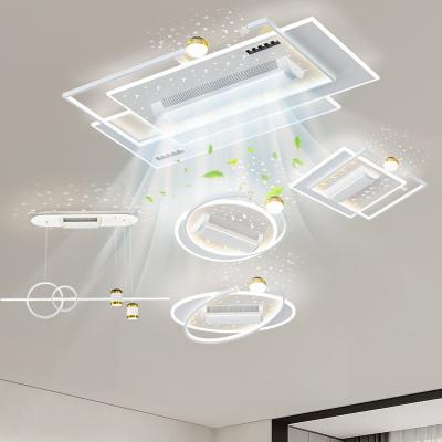 China JYLIGHTING Modern Luxury Home Bladeless Fan Ceiling Lamp Led Ceiling Fan for sale