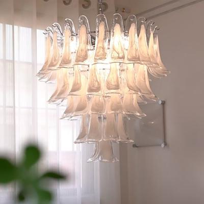 Китай JYLIGHTING Modern Luxury Glass Hanging Pendant Lamp Home Living Room Hotel Bedroom Restaurant Decorative 40 50 60 80cm E14 Chandelier Light Modern Pendant Light продается