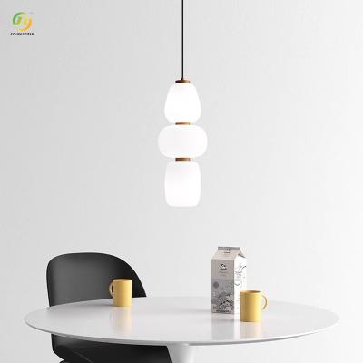 China JYLIGHTING Japanischer moderner minimalistischer Esszimmer-Designer Schlafzimmer Kunst kreative Persönlichkeit nordische Glas moderne Pendelleuchte zu verkaufen