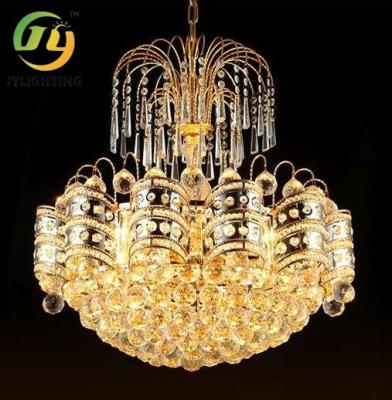 China Hotel Lobby Escalão luxuoso Cristal Lustreiro Brilhante Cristal Bolas Tassels Hotel Hall Lâmpadas Decoração Lâmpada Pendente à venda