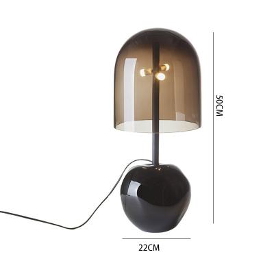 China JYLIGHTING French Light Luxury Natural Marble Table Lamp Modern Simple Living Room Bedroom Bedside LED Table Lamps Bedside Table Lamp for sale