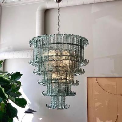 China JYLINGTING Home Decor Modern Round Glass Pendant Lamp Dinning Room Living Room Modern Pendant Light Luxury Chandelier Pendant Light for sale
