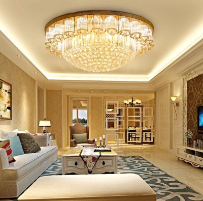 China Crystal Ceiling Lighting wedding Ceiling Light Custom Hotel Villa Large Chandelier Ceiling Light for sale