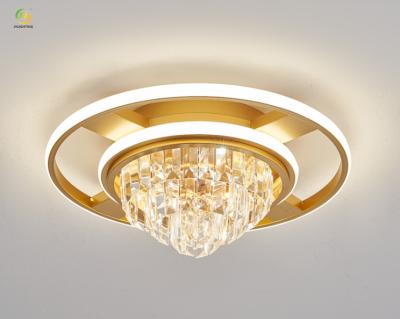 China JYLIGHTING Living Room Rectangular Crystal Lamp Simple Modern Bedroom LED Dining Room Light Luxury Atmospheric Ceiling Light for sale