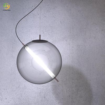 China JYLIGHTING Restaurant Chandelier Creative Light Luxury Art Spherical Glass Nordic Bedroom Industrial Style Chandelier for sale