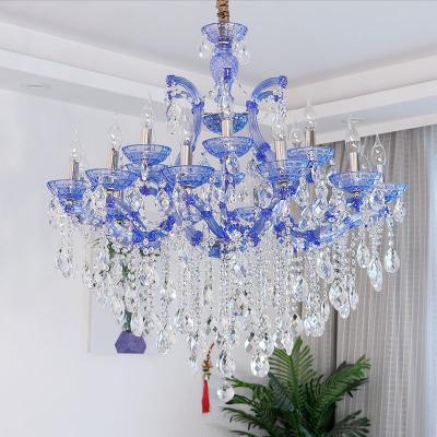 China JYLIGHTING European-style Pendant Light Crystal Chandelier Living Dining Room Modern Home Bedroom Lighting Gold Pendant Light for sale