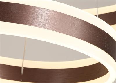 Cina Paralume 100cm Ring Light For Restaurant moderno minimalista di Brown in vendita