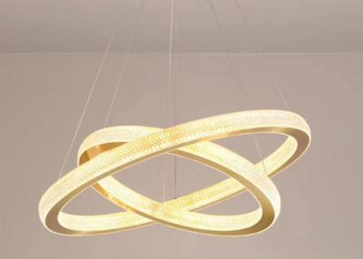 Cina Chiaro colore LED Ring Ceiling Light For Hotel Corridoio dell'oro di dimensione 40x60x80x100cm in vendita