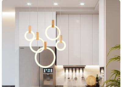 중국 정착물을 밝히는 방 하락 램프를 정찬을 대접하는 현대 써클 아크릴 빌라 계단 호텔 판매용