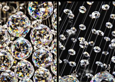 China Modern fashion K9 crystal dining room GU10 led lustre crystal drop lamp for sale