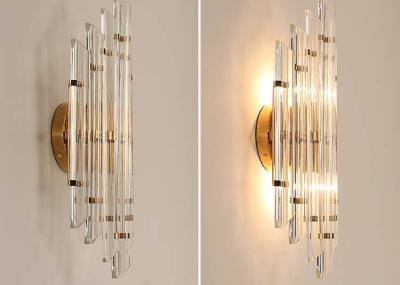 Cina Minimalista di CA 220V 40W LED 230*500mm Crystal Wall Lights nero in vendita