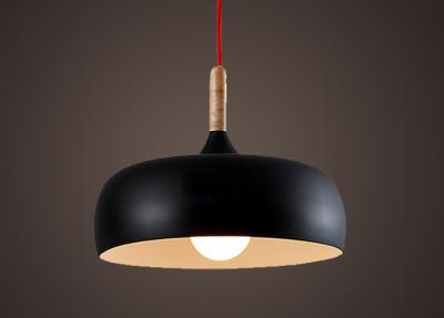 Cina Plafoniera di legno moderna di alluminio nordica 32*23cm bianca/nera in vendita