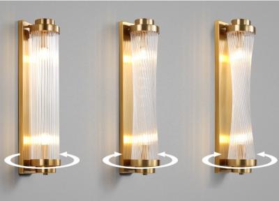Cina 120mm Crystal Wall Light Fixtures in vendita