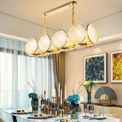 China salão de exposição ângulo de feixe 1030*270*230mm de 360 graus Crystal Hanging Lights à venda