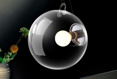 Cina Luce di vetro del pendente del metallo moderno del CE di E27 25cm per il salone in vendita