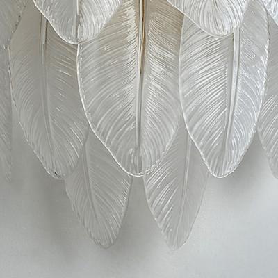 Cina G9 il ferro Art Golden Feather Crystal Wall accende 25cm per la camera da letto in vendita