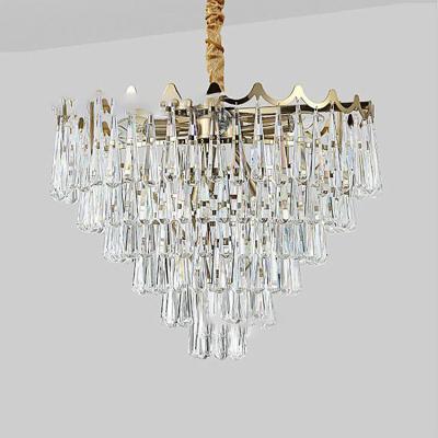 중국 레스토랑을 위한 AC265V 장식적인 수정같은 펜던트 빛 Dia 800mm 판매용