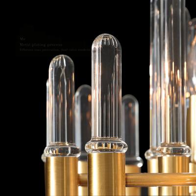 Cina Il vetro d'attaccatura rama Crystal Pendant Light Ra 80 110lm in vendita