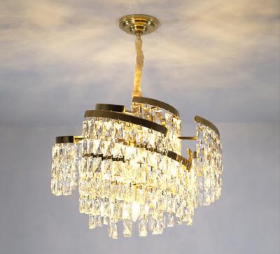 중국 환경 현대 금속과 크리스탈 펜던트가 E14 고급 장식을 밝힙니다 판매용