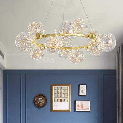 China Da luz moderna de vidro criativa do pendente do quarto diodo emissor de luz neutro H150cm à venda