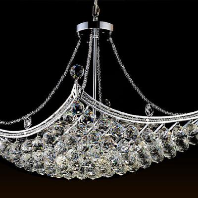 China Hotel interior H360mm del sitio de la ejecución LED Crystal Pendant Light For Living en venta