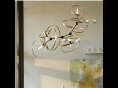 Minimalist Stainless Steel LED Pendant Light Nordic Style