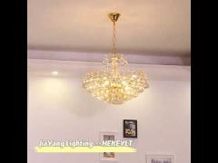 Light luxury duplex living room stairwell rotating Modern Pendant Light