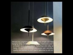New Modern Nordic Simple LED Metal Pendant Hanging Lamps For Dinning Room Lamp