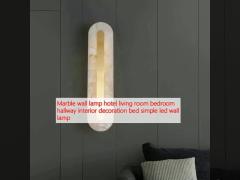 Marble Wall Lamp Hotel Living Room Bedroom Hallway Interior Decoration Bed Simple Led Wall Lamp