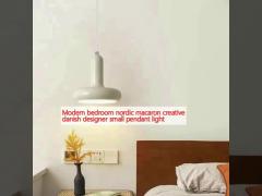 Modern bedroom nordic macaron creative danish designer small pendant light