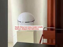 Lâmpada de mesa de cama moderna e simples Lâmpada de sala de estar nórdica D400mm*H450mm