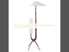 Wabi-sabi nordique designer moderne créatif salon canapé lampe debout lumière de sol