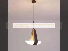 Nordic Modern Creative D40cm*H50cm Ledeglas hanger lichtkroonluchter voor woon- en eetkamer