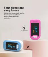 China CE SPO2 Sensor Oximeter Finger Pulse Oximeter With OLED Display OEM for sale