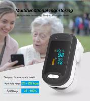 China CE SPO2 Sensor Oximeter Finger Pulse Oximeter With OLED Display OEM for sale
