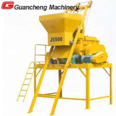 China Misturador concreto do eixo JS500 gêmeo horizontal à venda