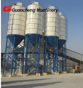 China Great drawing white Steel Cement Silo with 50T for concrete plant price for sale