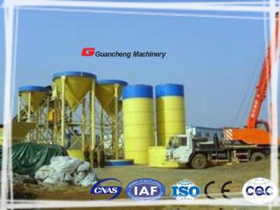China Yellow SNC200 carbon Steel Multi -piece Cement Silos for concrete mixer machine for sale