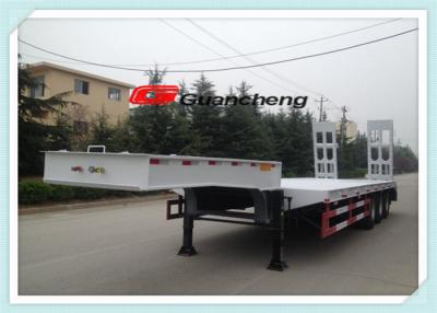 China 4 Axle 50 - 70 Ton Lowbed Semi Trailer / Heavy Duty Equipment Trailers for sale