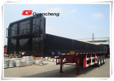 China 50 ton loading capacity sidewall cargo trailer enclosed truck semi trailer for sale