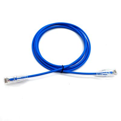 China Waterproof Cat6A UTP 4PR RJ45 Connector 28AWG Patch Cord Cable with PVC Jacket Applies to Lan Network for sale