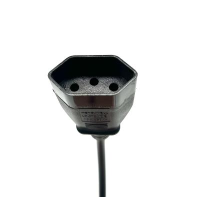 China BRAZIL Extension Cord INMETRO Approval 3 Prong Electric Power Cord 10A 250V 3 Pin Power Cable for sale
