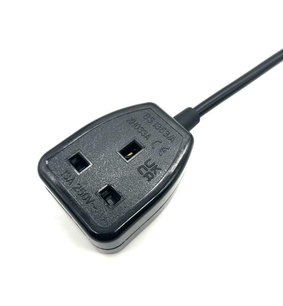 Quality IEC C14 To 1 Way UK Socket Extesion Cord 13 A 250V UK Electric Extension Ac for sale