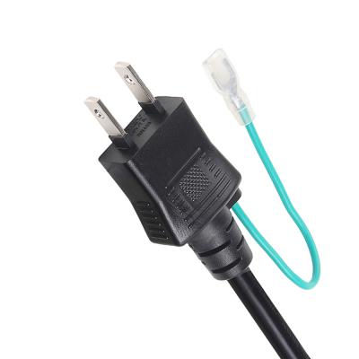 China 125V PSE Japan 2 Pin Power Cord Plug Cable With Ground Wire AC Power Cord for TV/Electric Iron/Consumer Electronics for sale