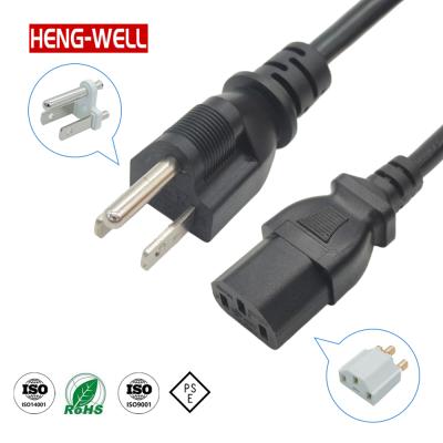 Cina PSE Certificato Giapponese Corde di alimentazione stile Giappone impermeabile 3 Pin Plug Terra IEC Femminile Finale Tipo 15A Corrente nominale Isolata Plug in vendita