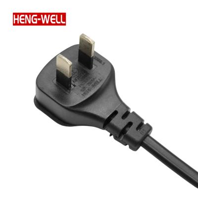 China HENG-WELL Custom Length 0.61-1.8m CCC Approved Copper Core 2 Pin Plug C7 Mains Lead for Home Appliance Instrumentation Made for sale