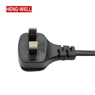 China HENG-WELL Custom Length 0.61-1.8m CCC Approved Copper Core 2 Pin Plug C7 Mains Lead for Home Appliance Instrumentation Made for sale