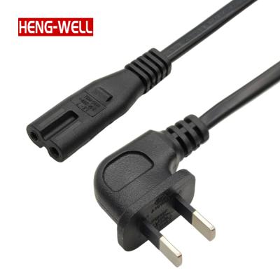 China HENG-WELL 2 Pin C7 Wiring Cord CCC Certified Audio Device Extension with Custom Logo Printing for Home Appliance Use Made China for sale