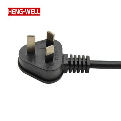 China HENG-WELL 3 Pin Stripped Power Cord 0.61m/2.5m with C13/C5 Angle Plug for Laptop/Printer & Consumer Electronics for sale