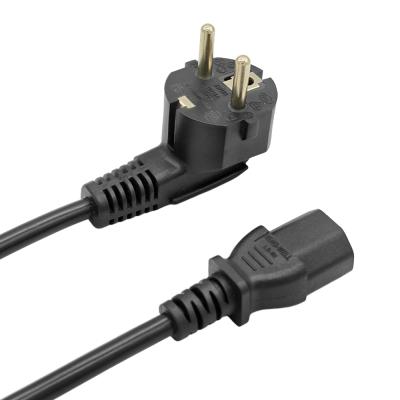 China ENEC Certified Cee Cord EU Power Cord Plug Cable to IEC C13 C5  Heavy Duty 250V Power Cords 1.8m PVC Jacket AC Cable for Computer Power Cable for sale